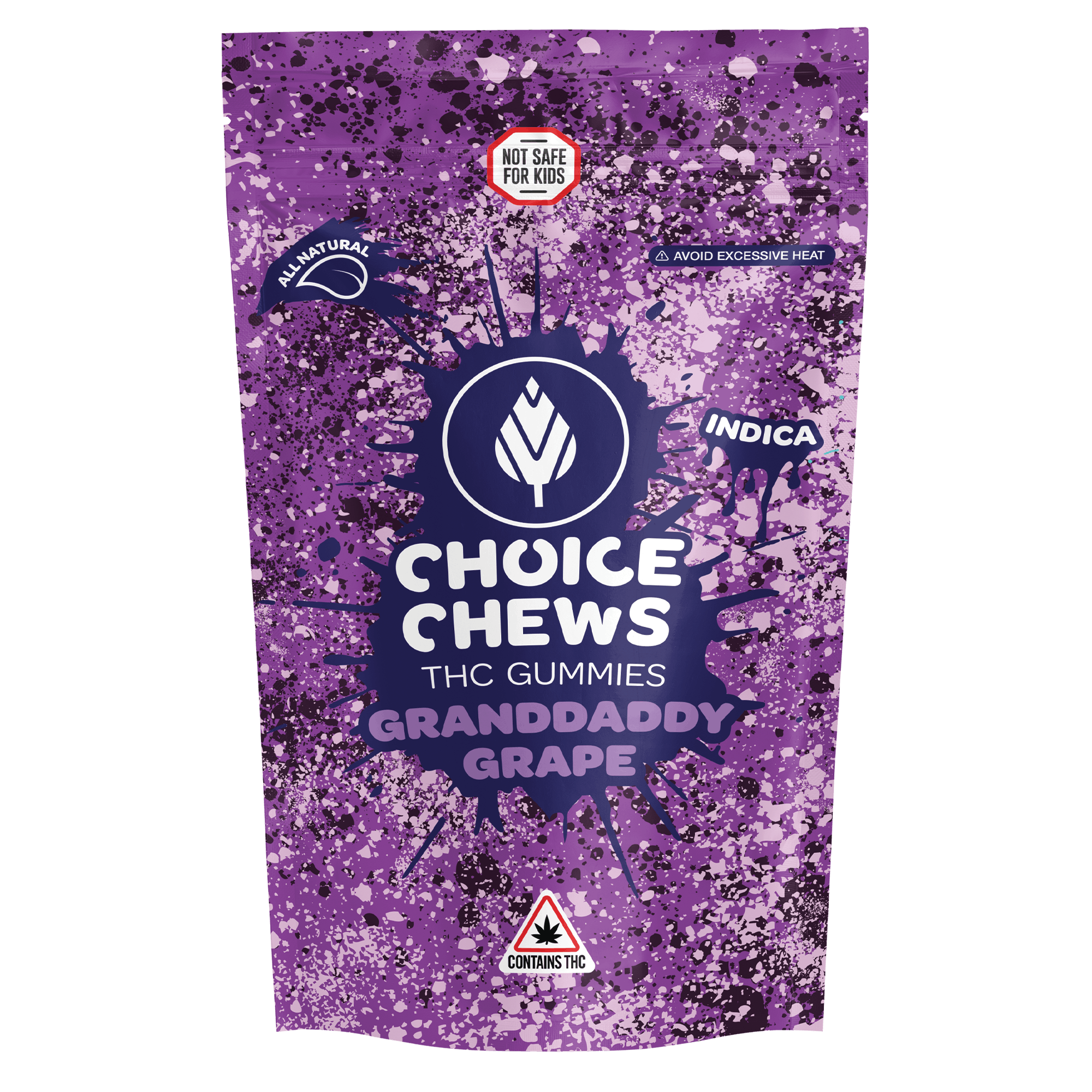 Choice Chews Choice Chews Grandaddy Grape (I) 100MG - Major Bloom ...